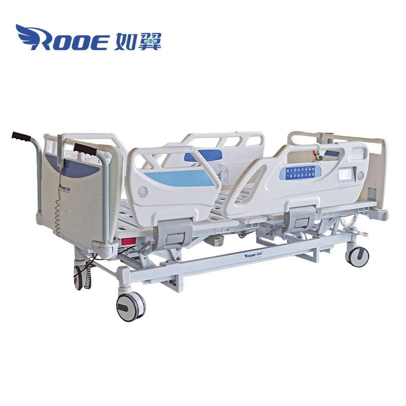 Mobile Five Function Electric Hospital Bed CPR Release