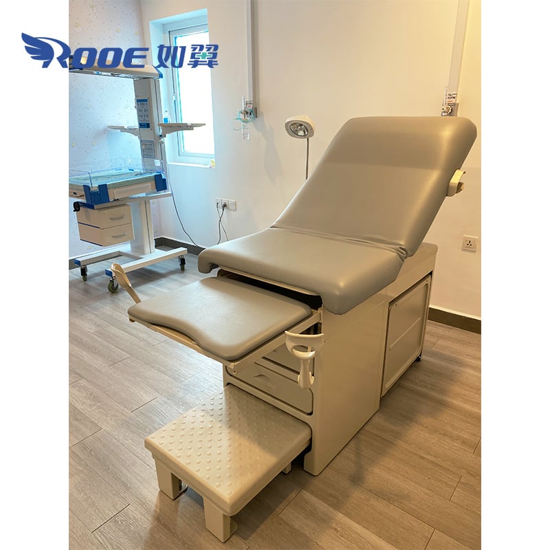 Manual Pelvic Exam Table With Drawers Gynecological Exam Table