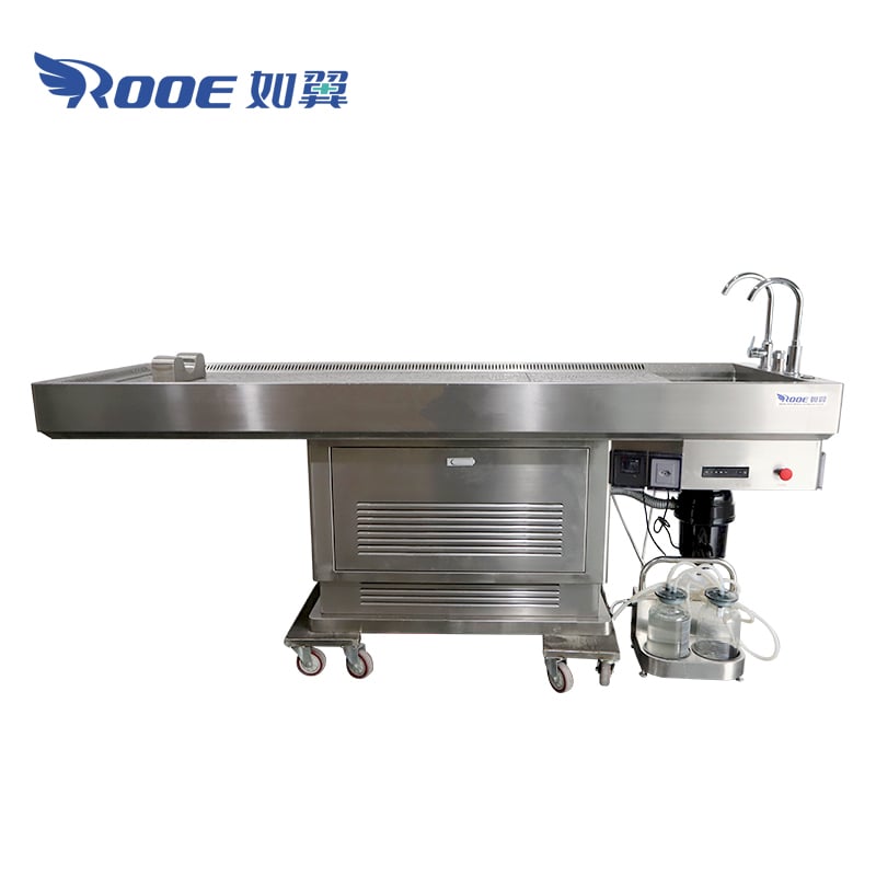 GA2003A1 Autopsy Instruments Cleaning Table Pedestal Autopsy Table ...