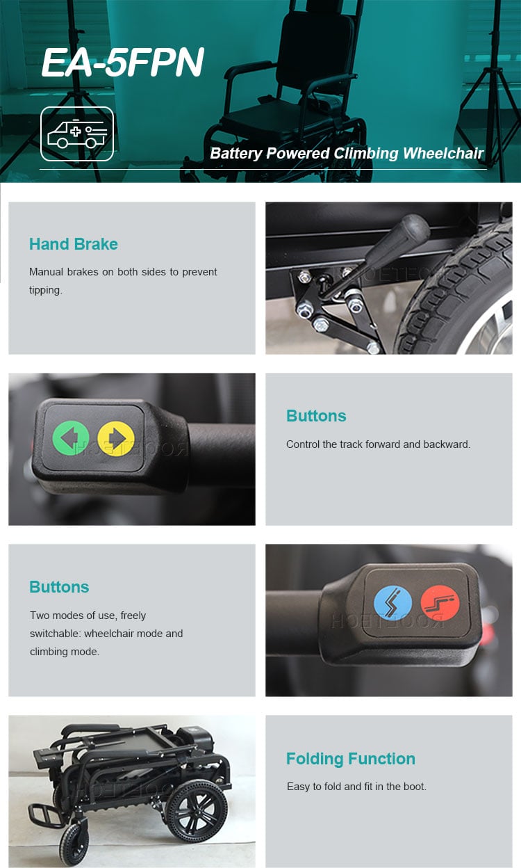 Motorized Stair Assist Chair For Handicap