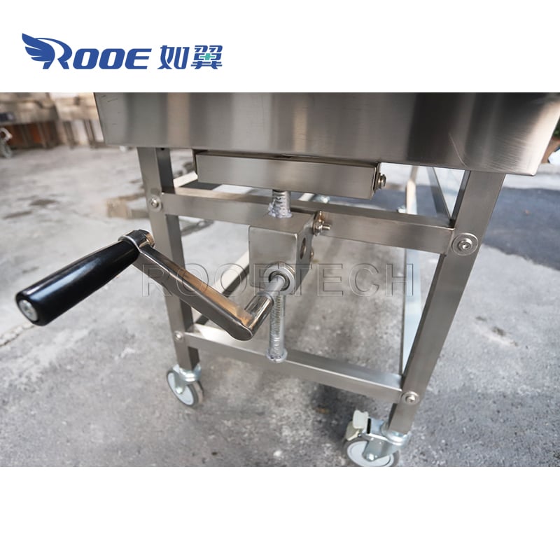 GA201C Medical Stainless Steel Autopsy Cart Liftable Vehicle Forensic ...
