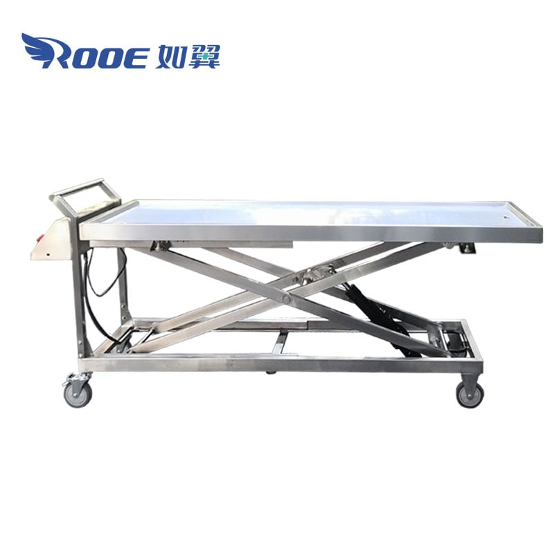 Mortuary Scissor Lift Electric Mortuary Body Lift Coffin Lifter For ...