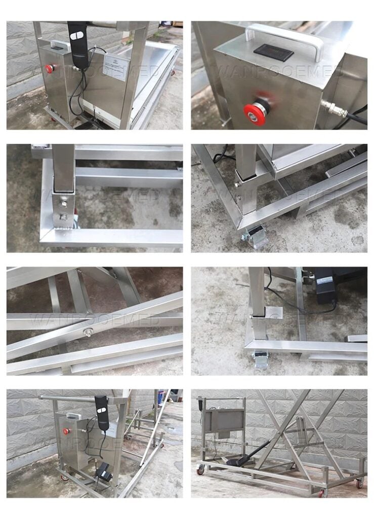 Mortuary Scissor Lift Electric Mortuary Body Lift Coffin Lifter For ...