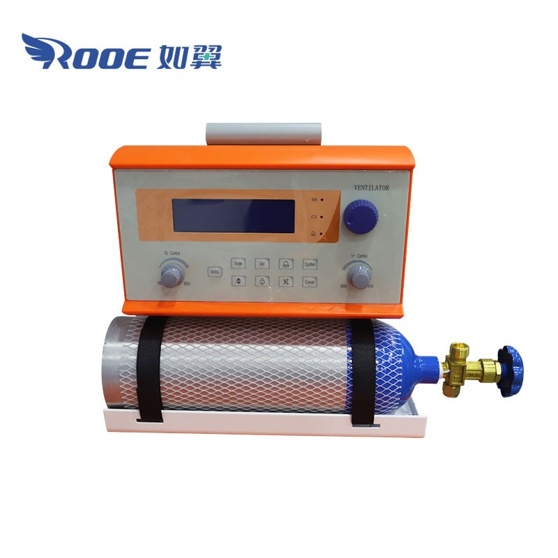 AV-2010 Hospital Medical Emergency Ventilator Portable Transfer ...