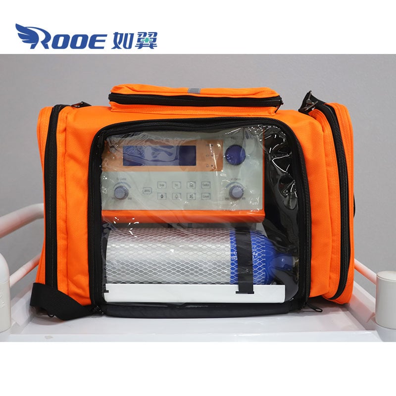 AV-2010 Hospital Medical Emergency Ventilator Portable Transfer ...