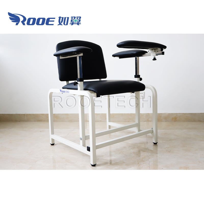 Comfortable Padded Blood Drawing Chair Phlebotomy Chair With Drawer