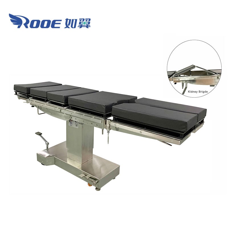 Sliding Top Mechanical Field Operating Table Operation Theatre Bed