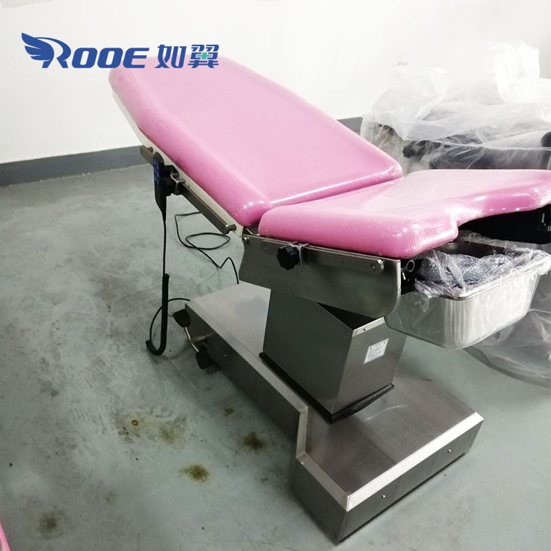 Electric Delivery Bed With T Shape Base For Obstetrics and Gynecology