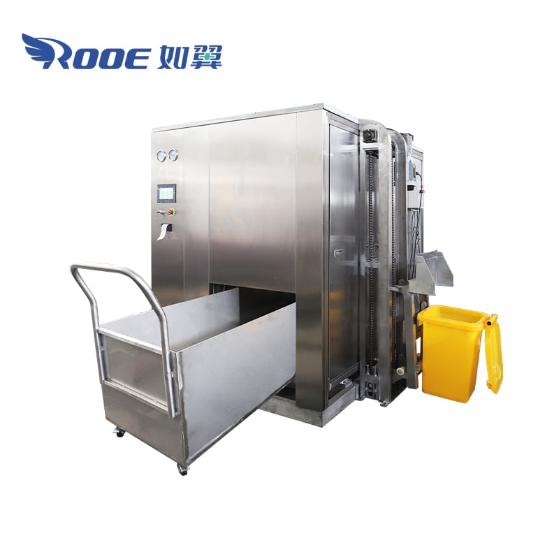 Medical Waste Treatment System With Sterilizer Shredder Vertical Autoclave
