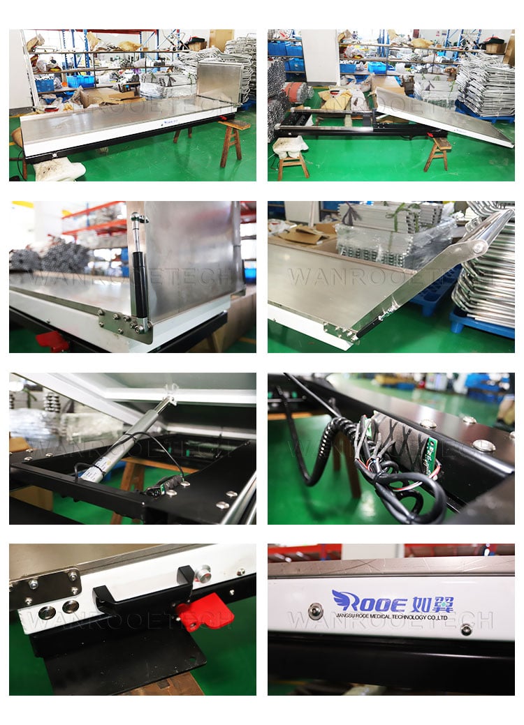 Electric Stainless Steel Stretcher Platform For Ambulance Stretcher