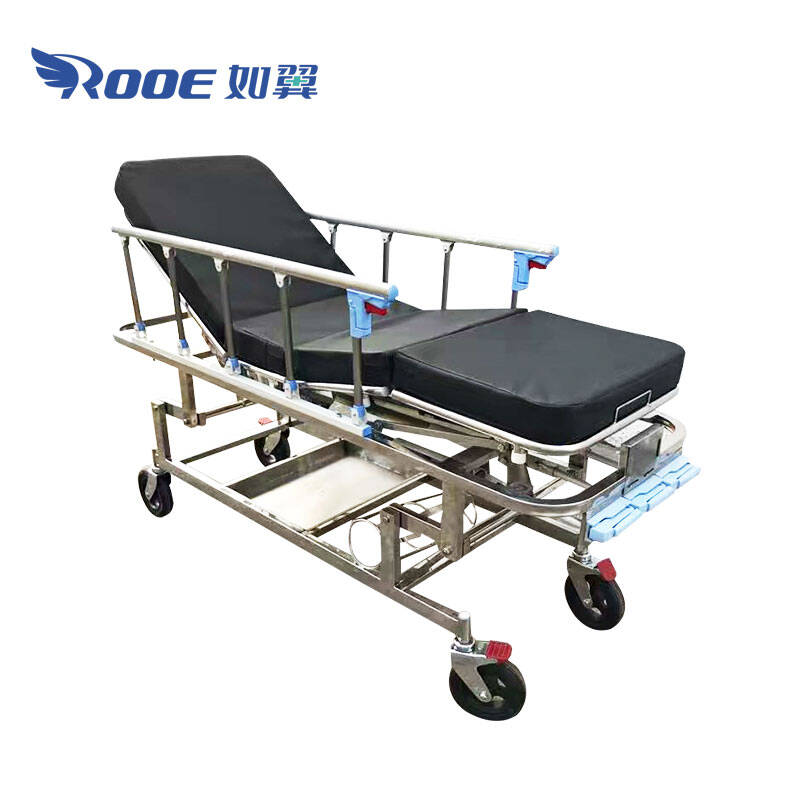 3-Crank Manual Emergency Stretcher Transport Cart