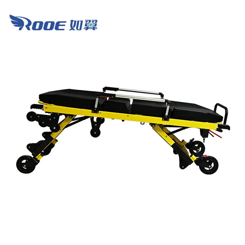 58cm Loading Height Ambulance Cart Rolling Stretcher