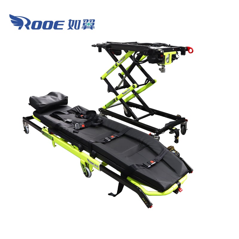 Power Load Stretcher Transportation Ambulance Bed