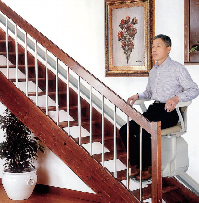 EA-10FPN ZT Electric Stair Chair Lift Straight Rail