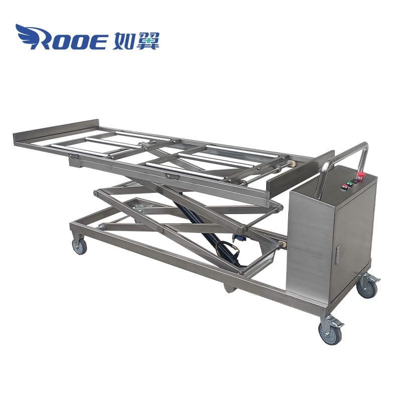 Electric Hydraulic Mortuary Scissor Lift Body Lifter Casket Lift