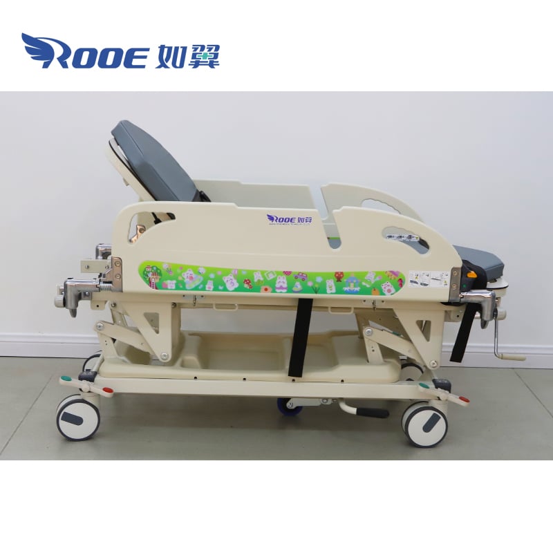 Children's Transfer Cart Pediatric Manual Lift Trolley